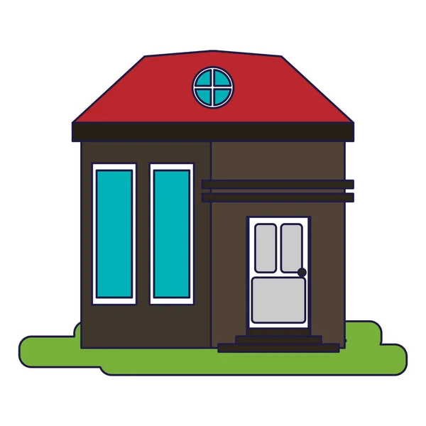 House real estate cartoon isolated Stock Vector by ©jemastock 244222058