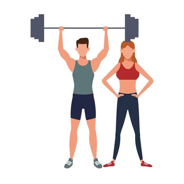 Group of people working out Stock Vector by ©jemastock 248074346