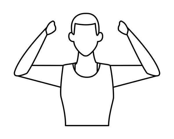 Man practice yoga Stock Vector by ©jemastock 145087203