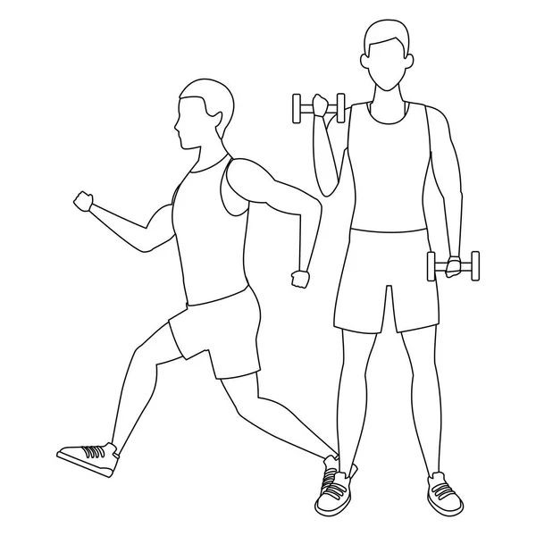 People at the gym Vector Art Stock Images | Depositphotos