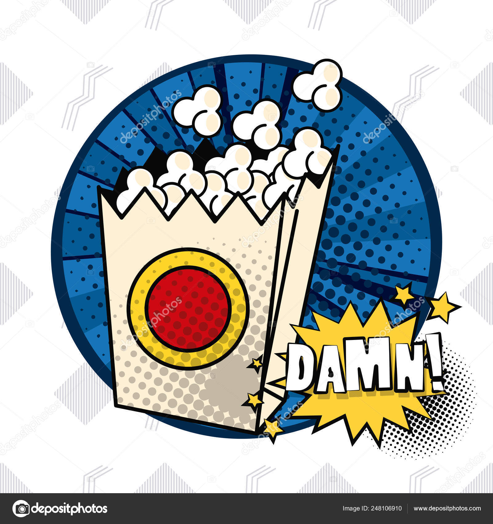 Pop art cartoons Stock Vector by ©jemastock 248106910