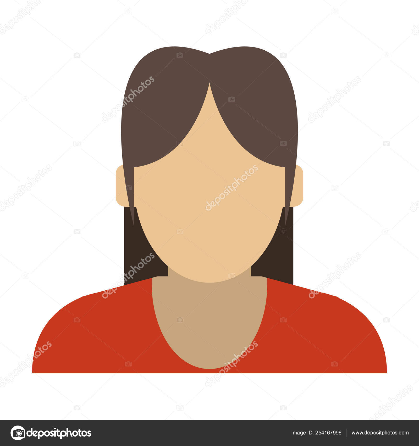Woman Avatar Profile Stock Vector By ©jemastock 254167996