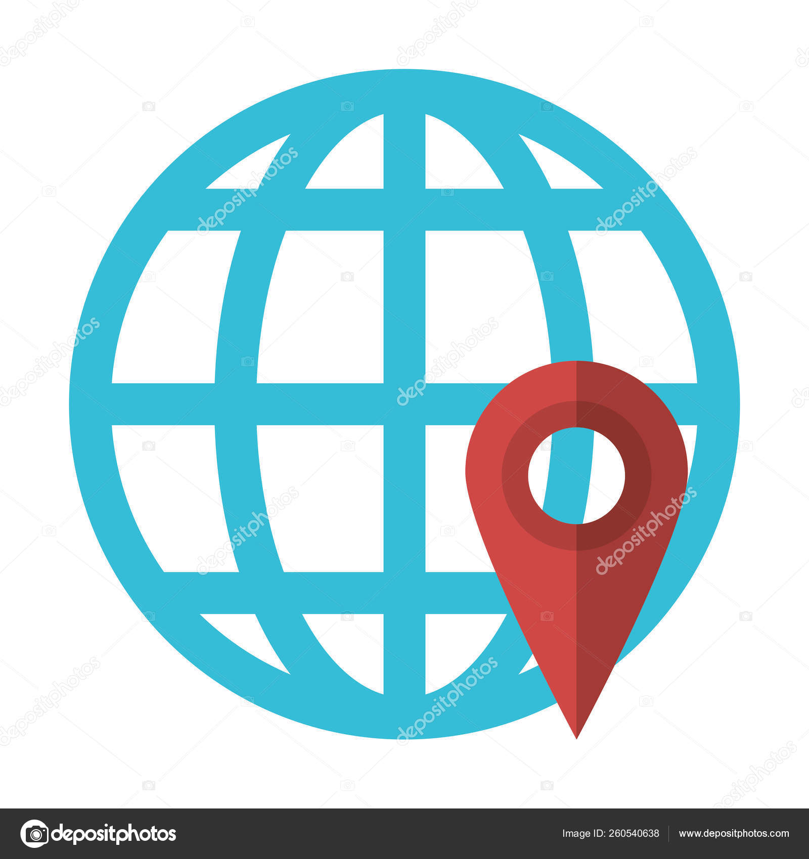 Website online location isolated Stock Vector by ©jemastock 260540638