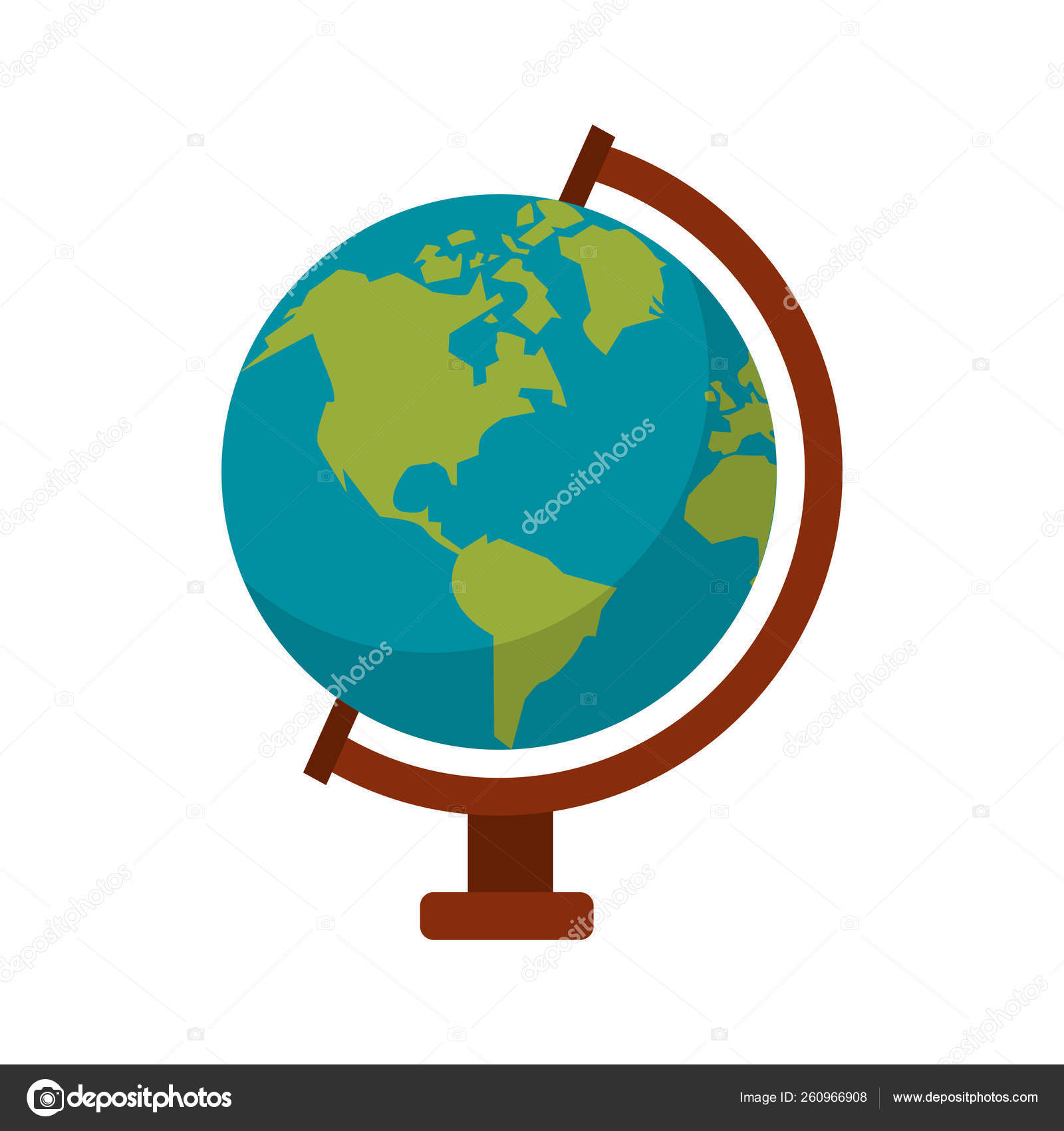 Mundo tierra globo símbolo Vector de stock por ©jemastock 260966908