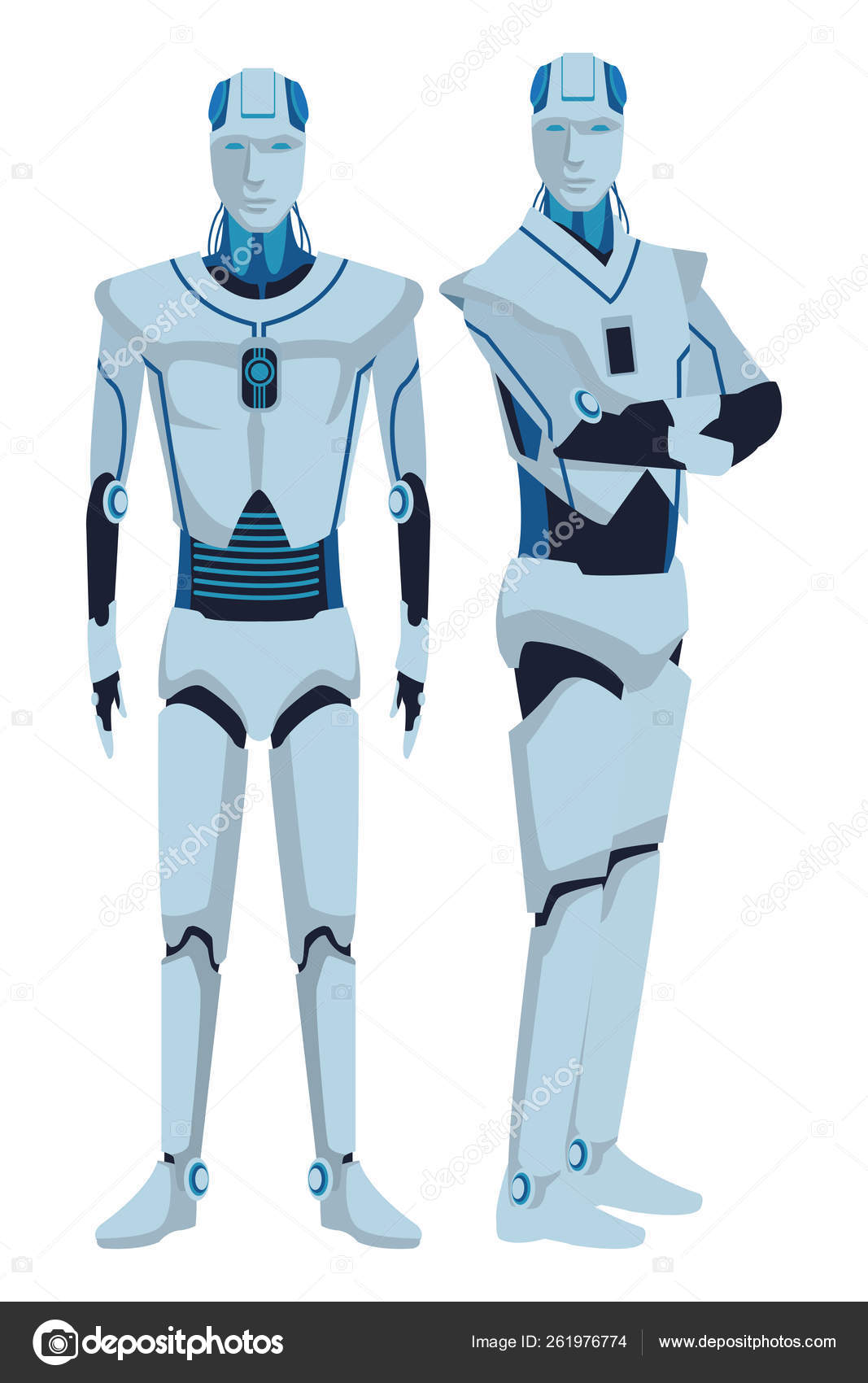 Humanoid robots avatar Stock Vector Image by ©jemastock #261976774