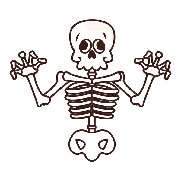 Cute Skeleton Clipart Black And White