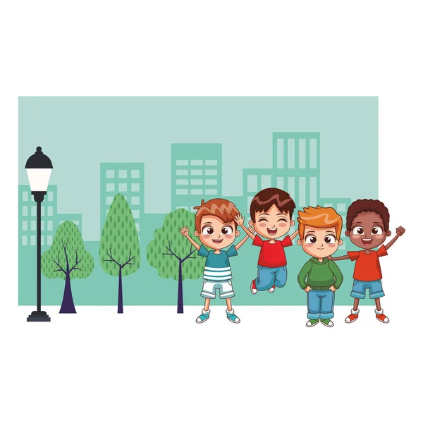 100,000 City kids Vector Images | Depositphotos