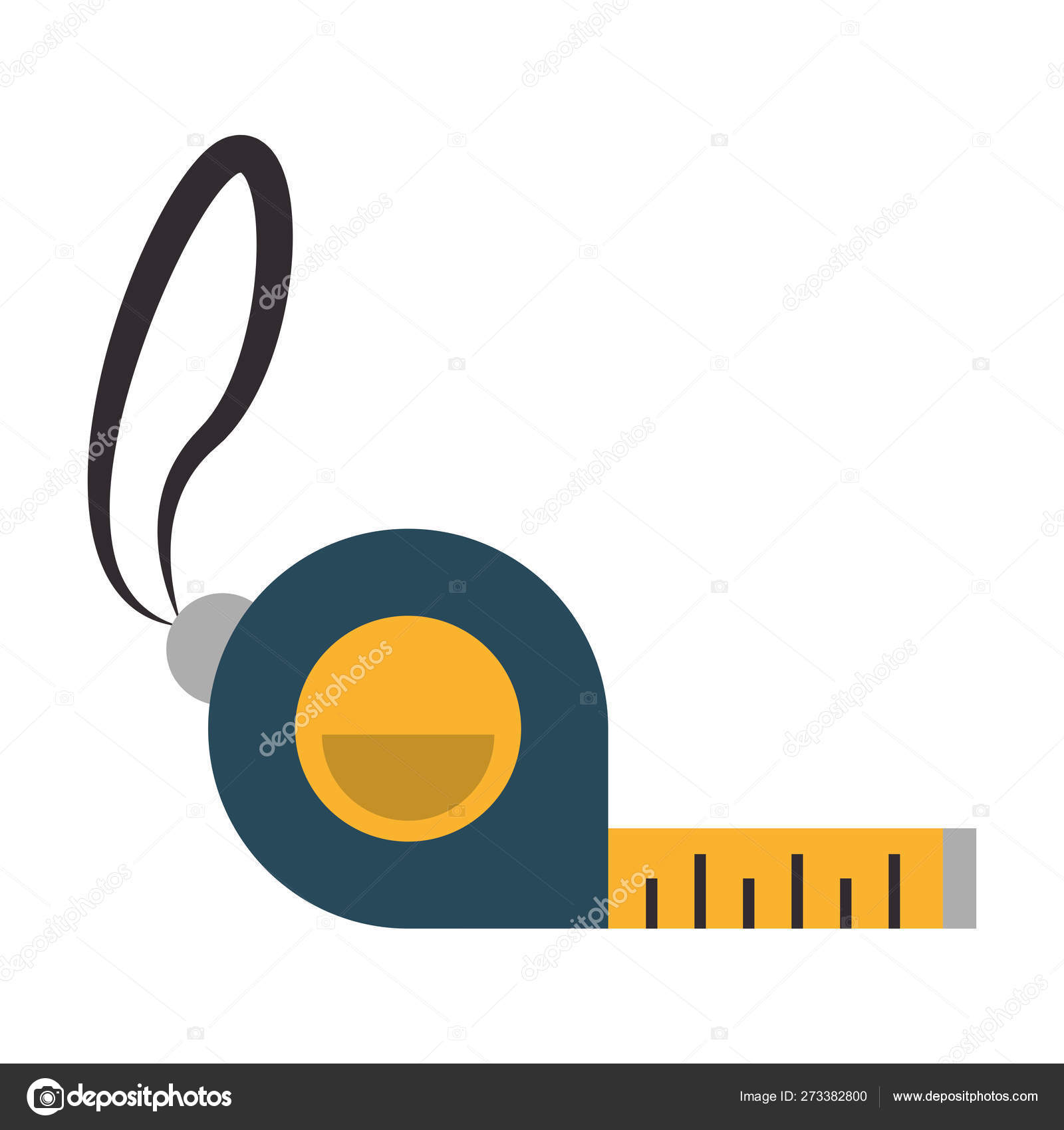 Measuring Tape Tool Icon Cartoon Stock Vector Image By ©jemastock 273382800