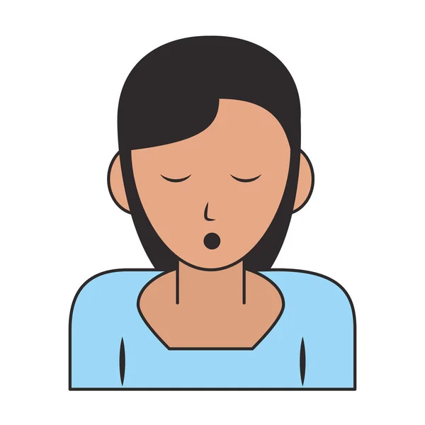 Face sad man expression cartoon icon. Vector graphic Stock Vector Image ...