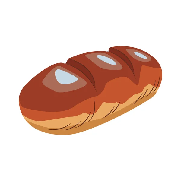 Panecillo del hot dog del dibujo animado Imágenes Vectoriales, Gráfico ...