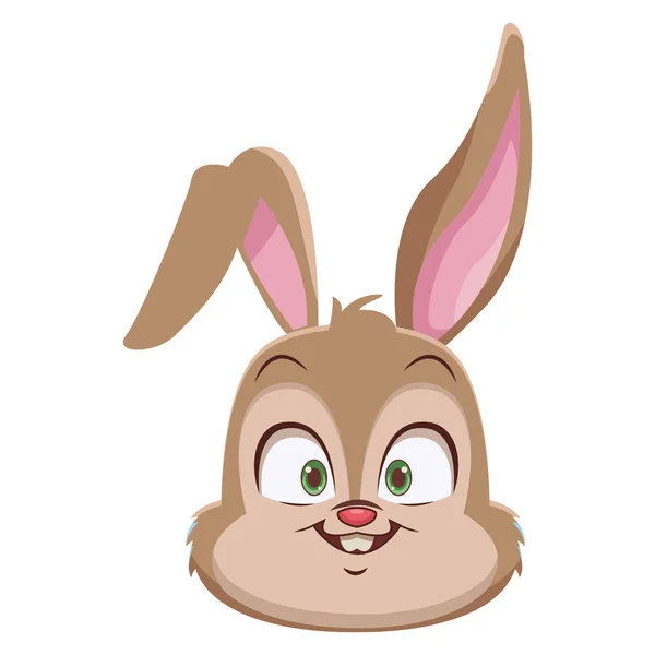 Rabbit face cartoon Stock Vector by ©jemastock 287351016