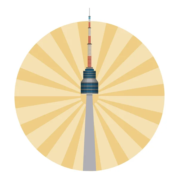 Seoul korean tower Stock Vector by ©jemastock 276549894