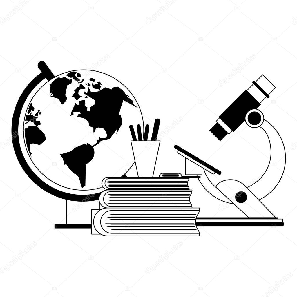 Imágenes Escolares En Blanco Y Negro Plantilla De Libreta Etiquetas