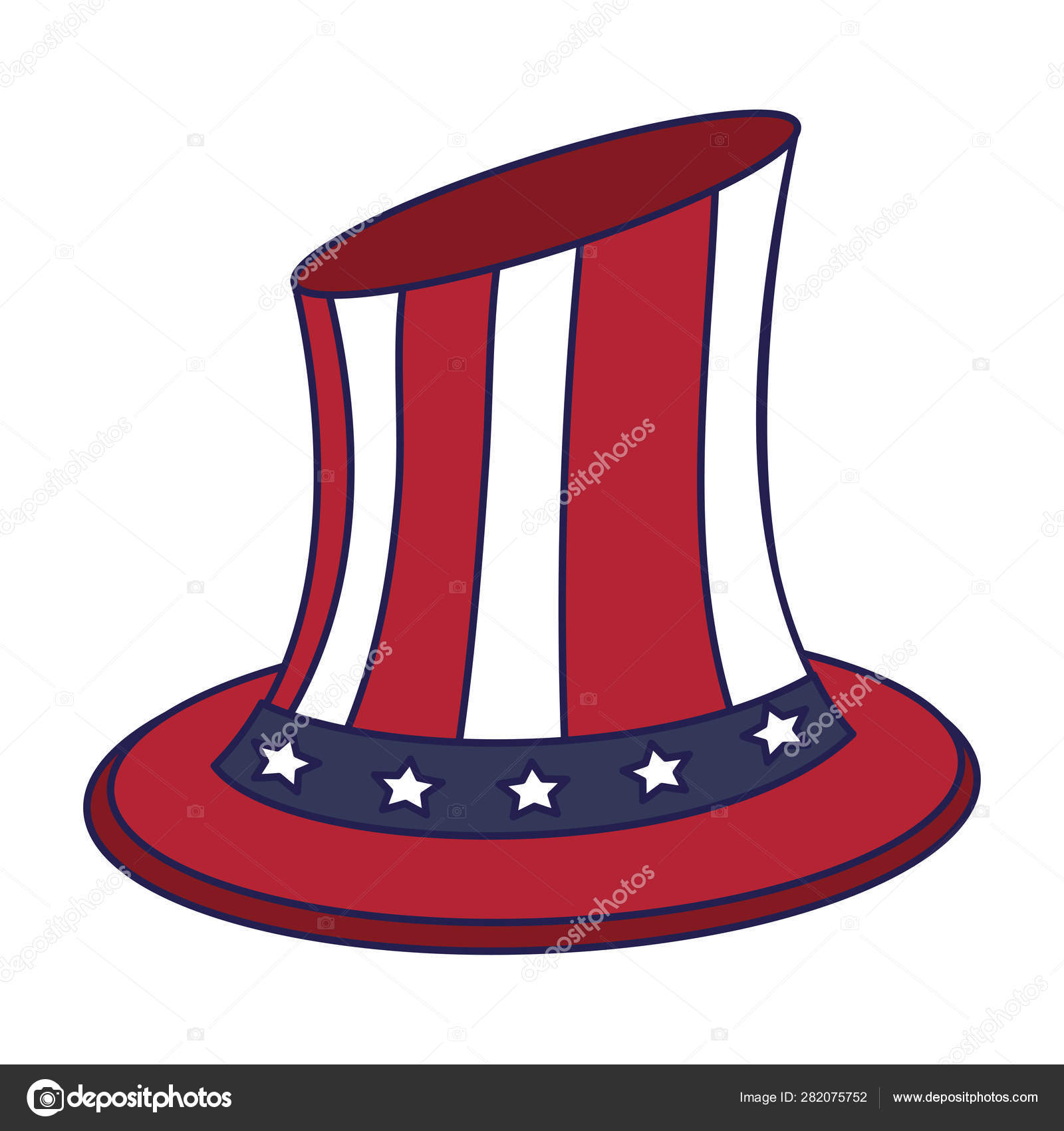 Cartoon Uncle Sam Hat