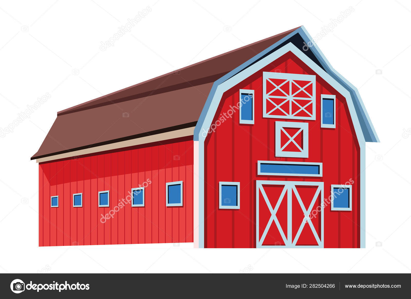 Icono de granero de dibujos animados Vector de stock por ©jemastock ...