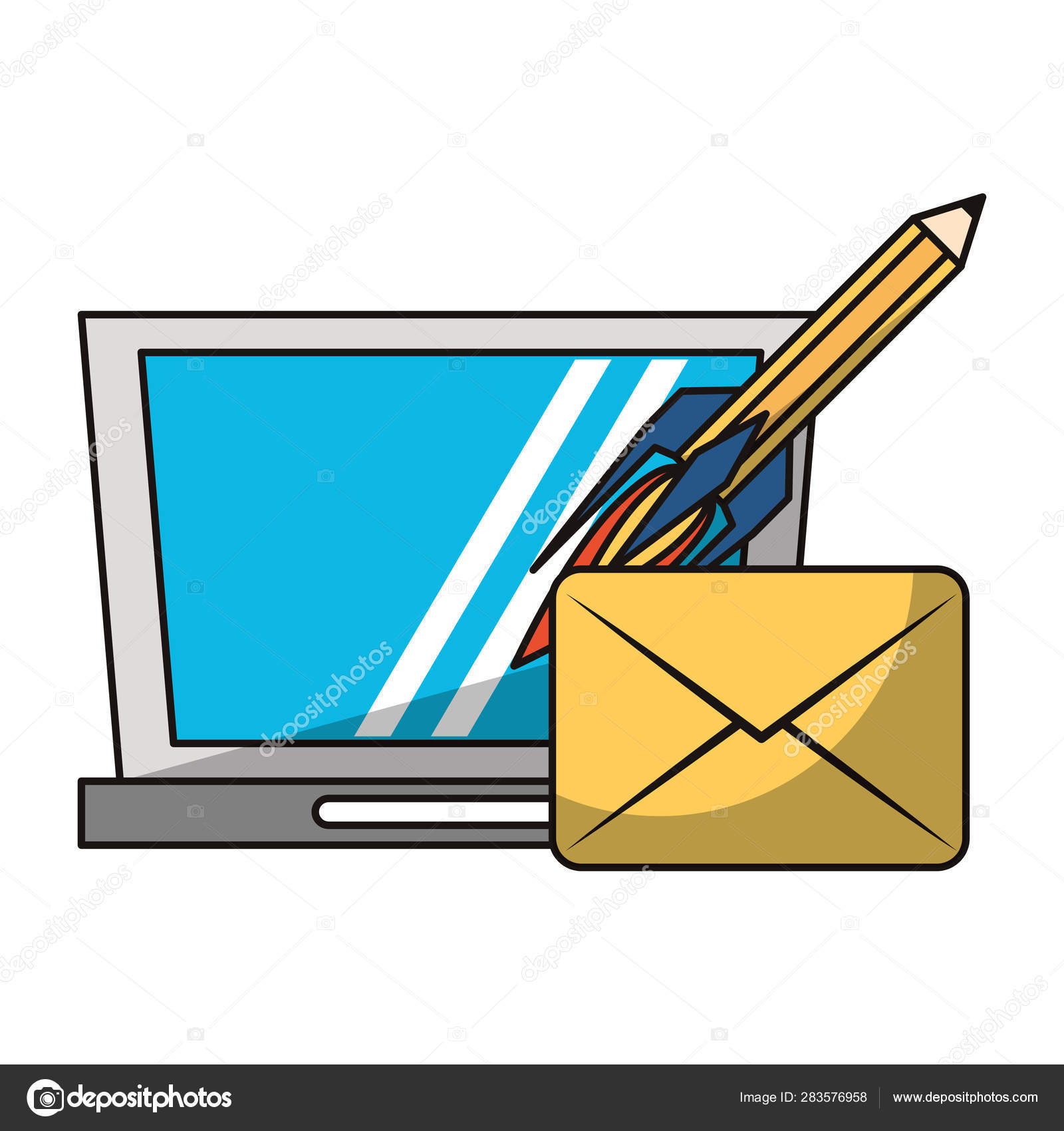 Email business communication Stock Vector Image by ©jemastock #283576958 Email business communication Stock Vector Image by ©jemastock #283576958