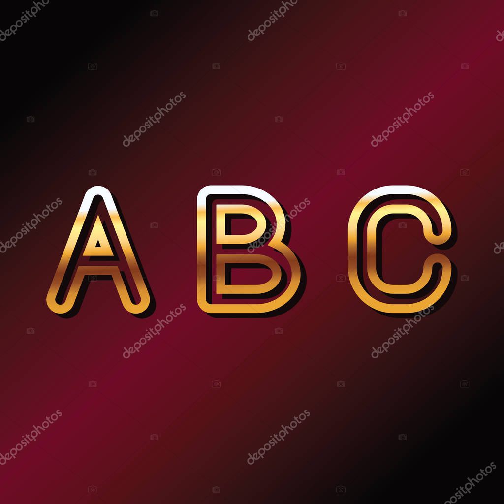 ABC alfabeto fuentes alfabeto fuentes Vector de stock por ©jemastock ...