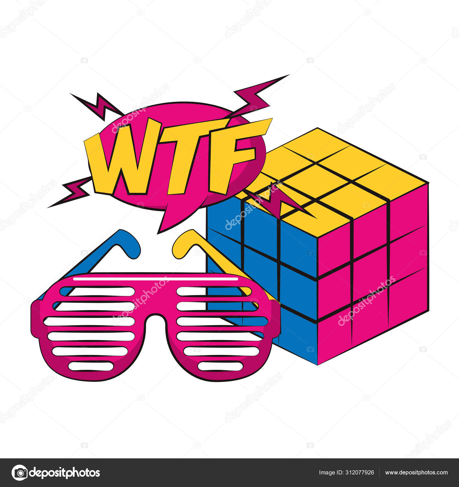 Scramble cube icon Stock Vector Image by ©jemastock #312077926