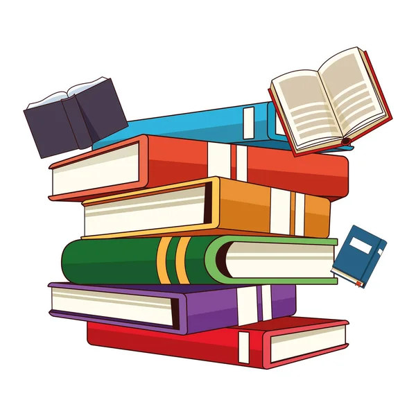 Clipart Of Books Falling