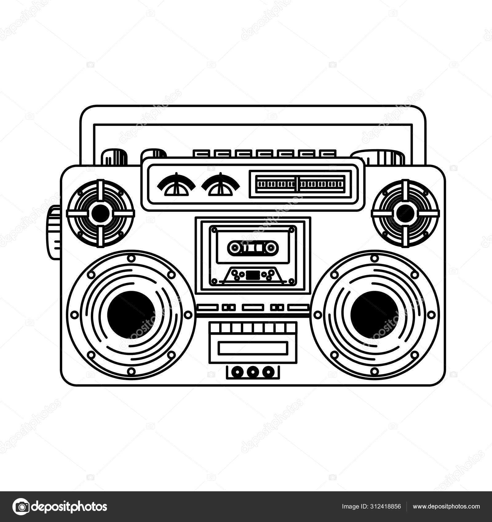 Boombox Pop Art