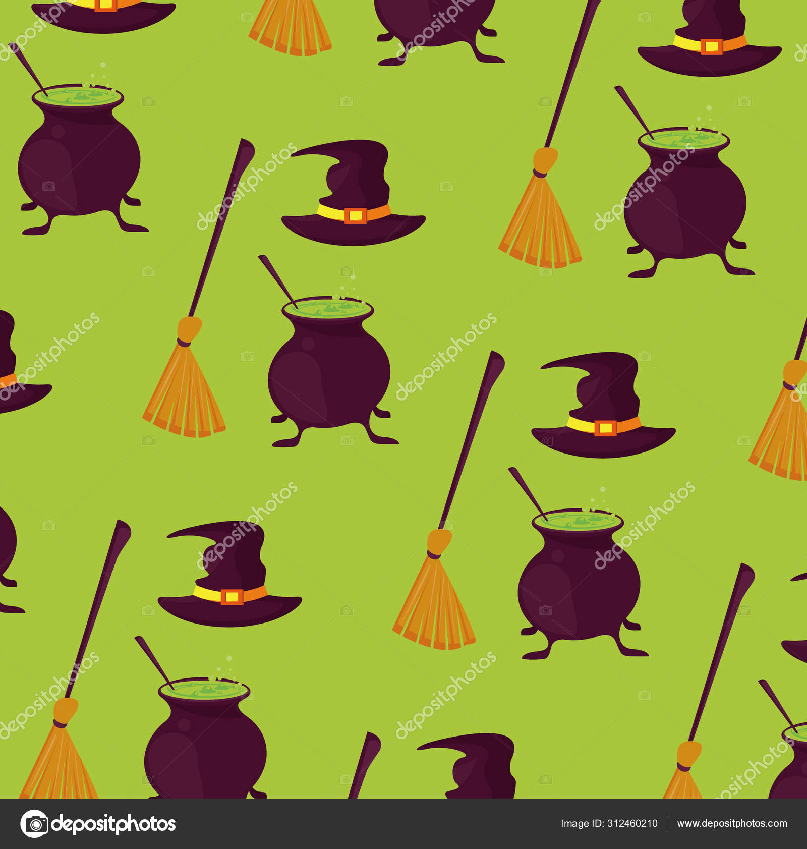 Halloween background cartoons pattern Stock Vector Image by ©jemastock ...