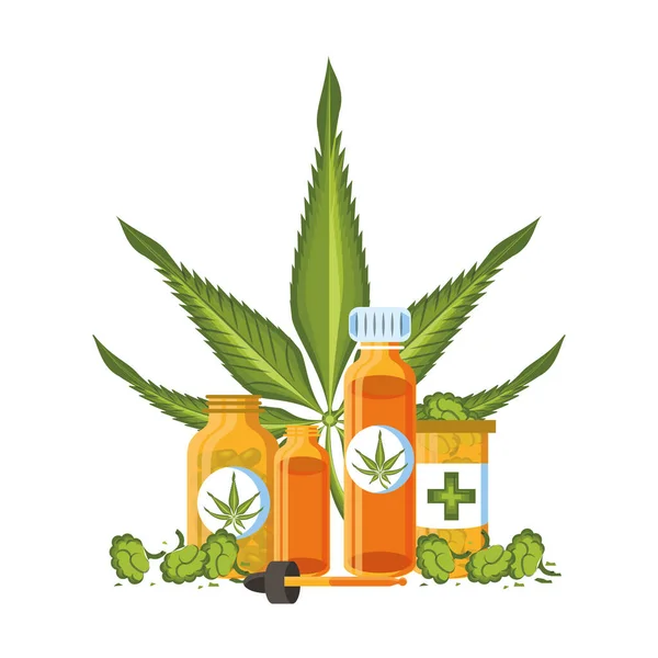 Cannabis martihuana sativa hemp cartoon Stock Vector by ©jemastock ...