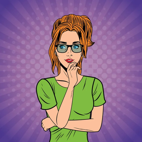 Thinking woman Vector Art Stock Images | Depositphotos