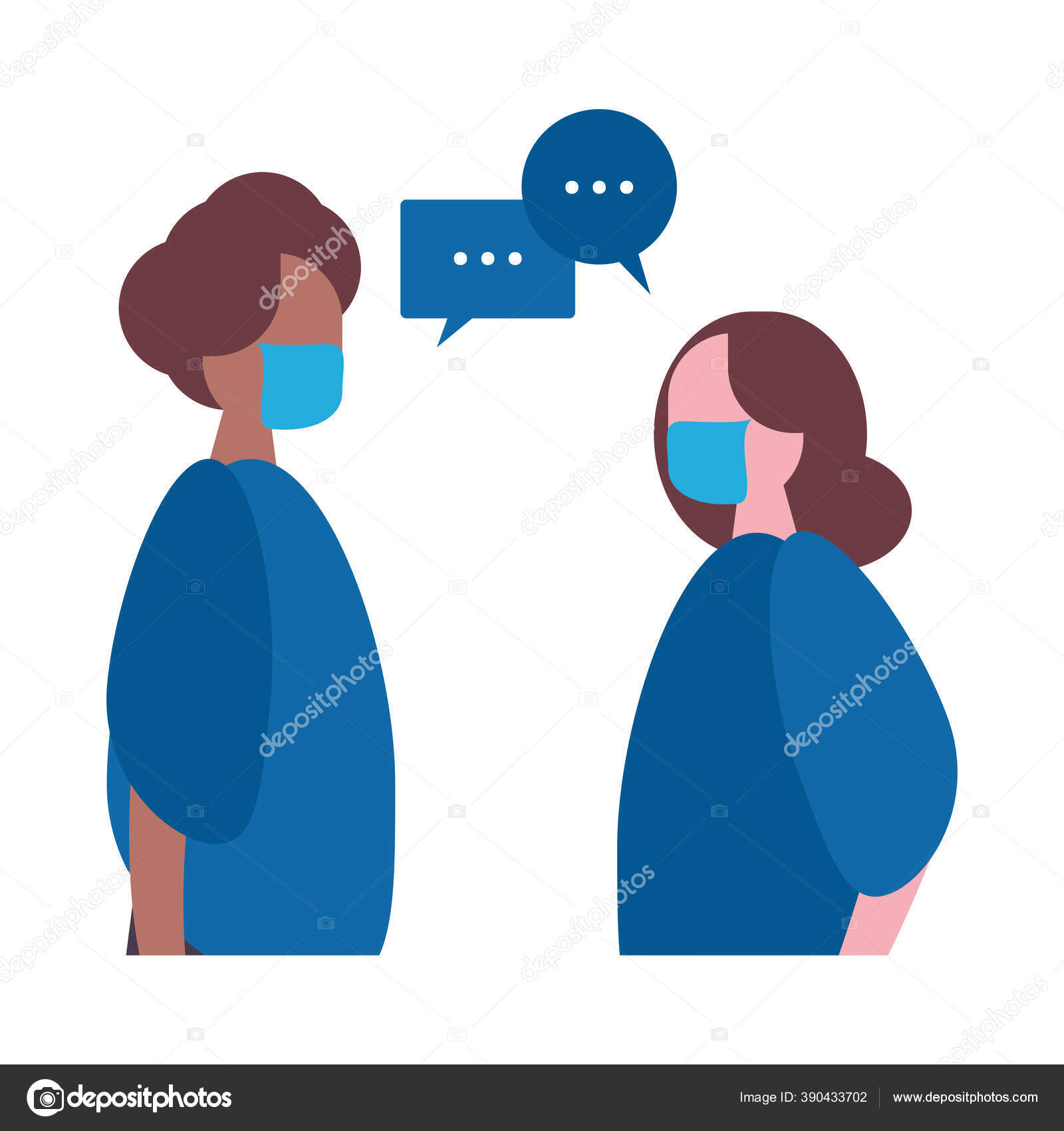 2 People Talking Face To Face