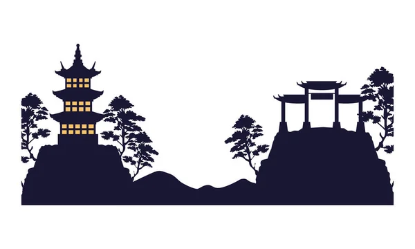 Japanese castle Vector Images | DepositPhotos