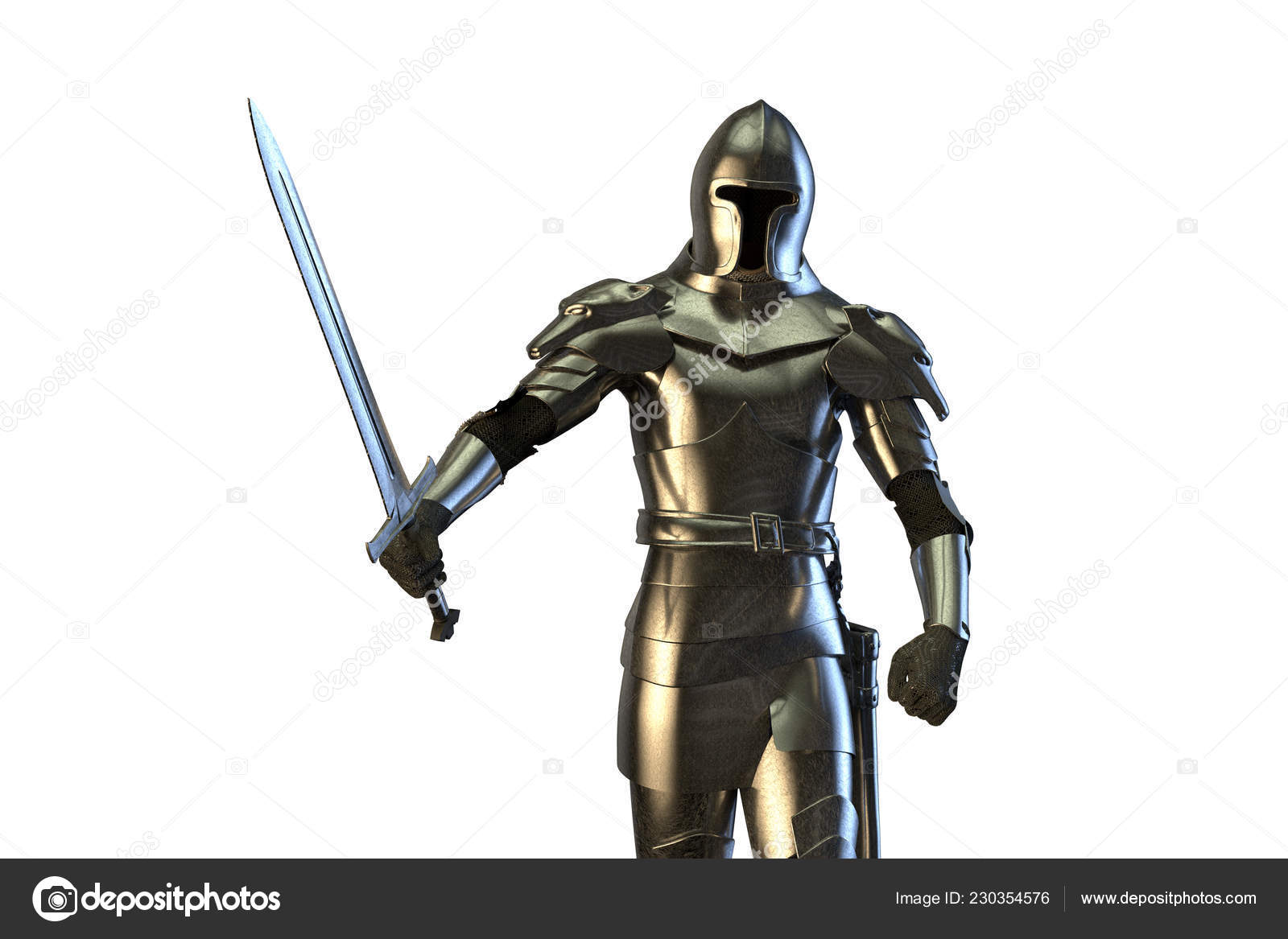 Knight Armor Sword Hand Render Stock Photo by ©DenisSmile 230354576