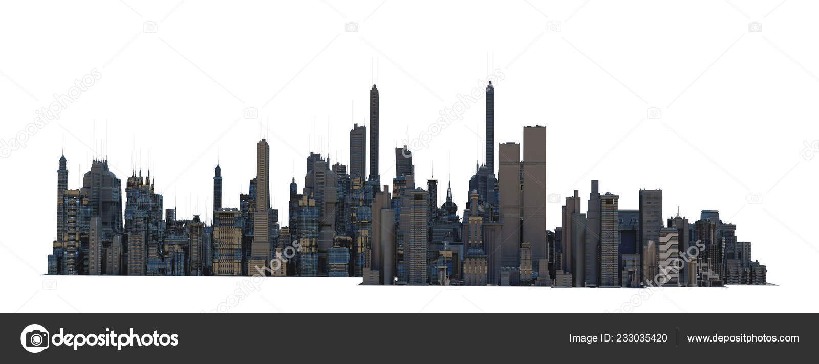 Illustration Layout City Future Render Stock Photo by ©DenisSmile 233035420