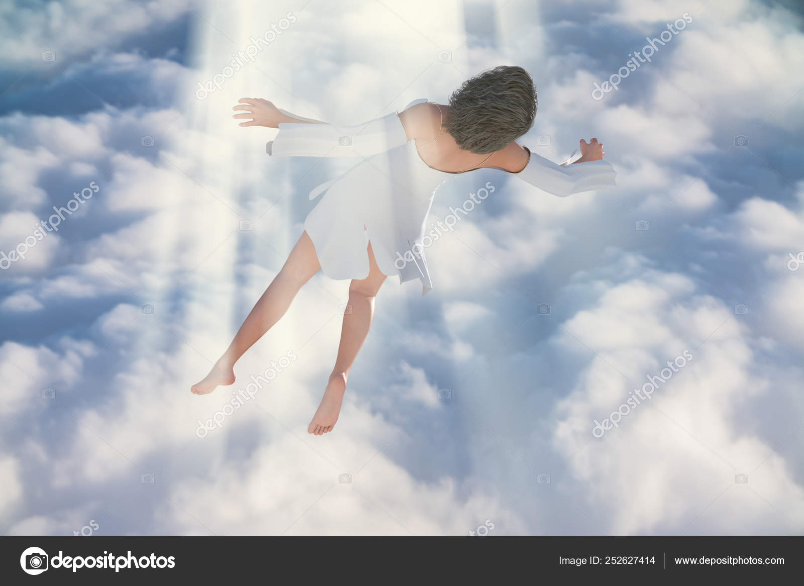 Soul Leaving Body Death Meditation Dream Concept Render Stock Photo by ... Soul Leaving Body Death Meditation Dream Concept Render Stock Photo by ...
