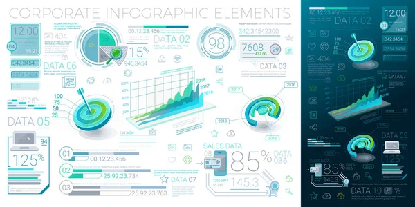 Circle Charts, Pie Charts, Donut Charts and Radial charts Infographic ...
