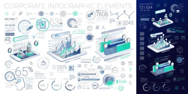 Circle Charts, Pie Charts, Donut Charts and Radial charts Infographic ...