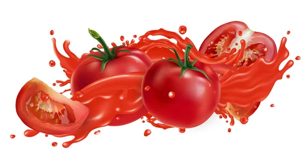 Splattered Tomato Vector