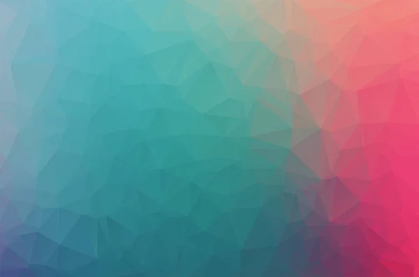 Modern light turquoise and red. Low poly crystal background. Polygon ...