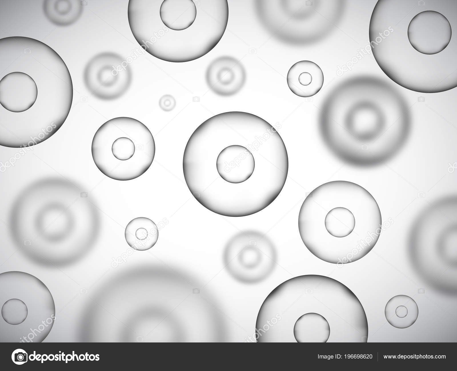 Molecule vector background. Round cells. Grey science illustration ...