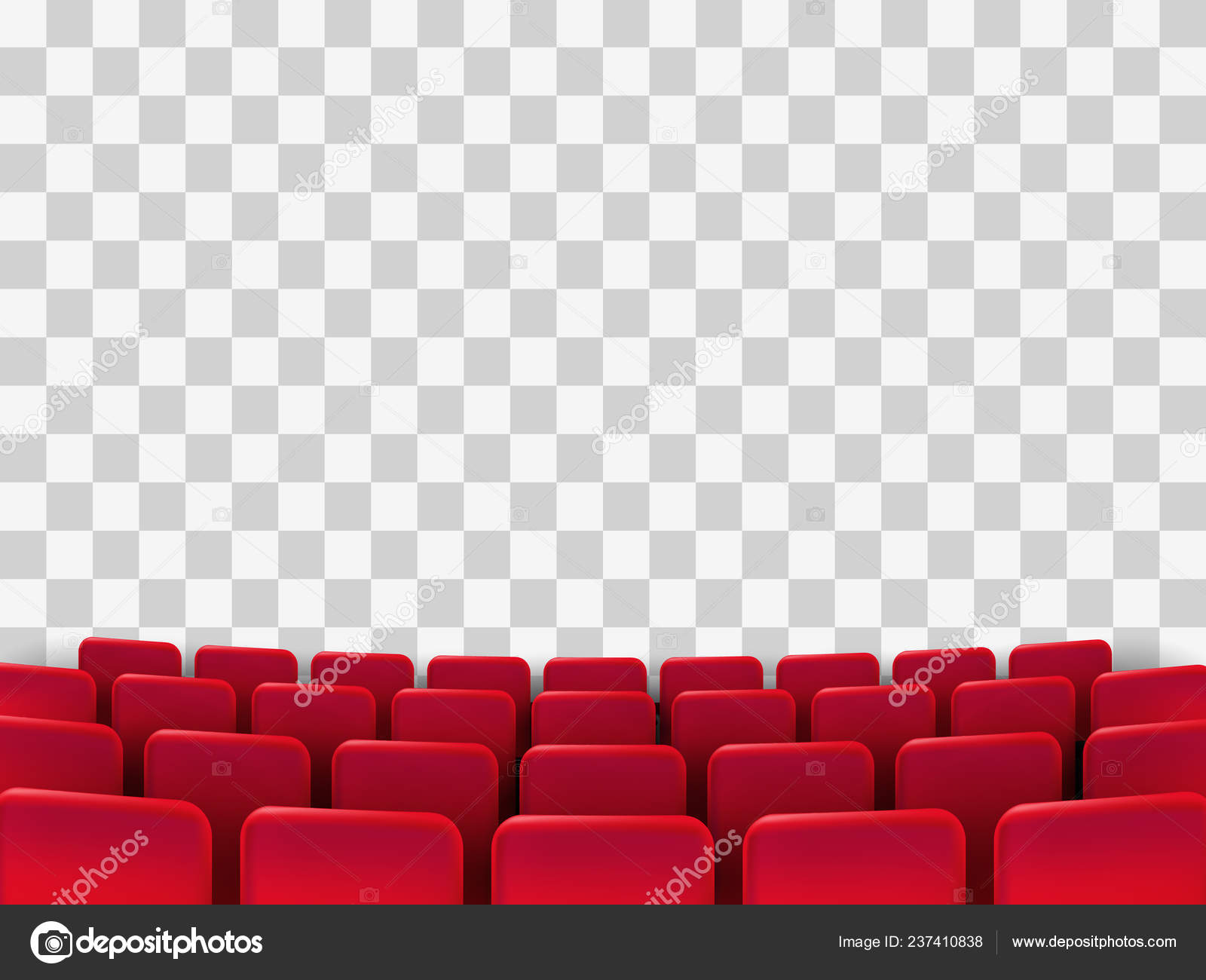 Cinema seats isolated Stock Vector by ©Ket4up 237410838
