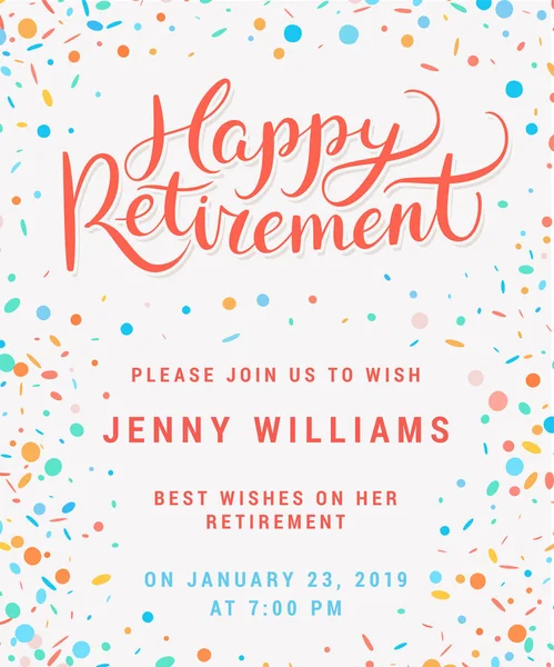 Feliz retiro imágenes de stock de arte vectorial | Depositphotos