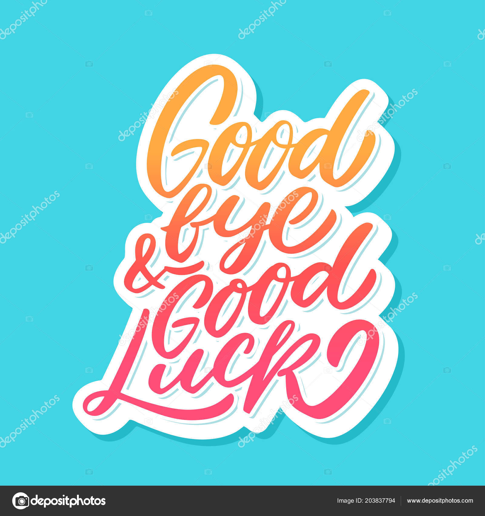 Farewell And Good Luck Goodbye | Good Luck | Miss You Greeting Card
