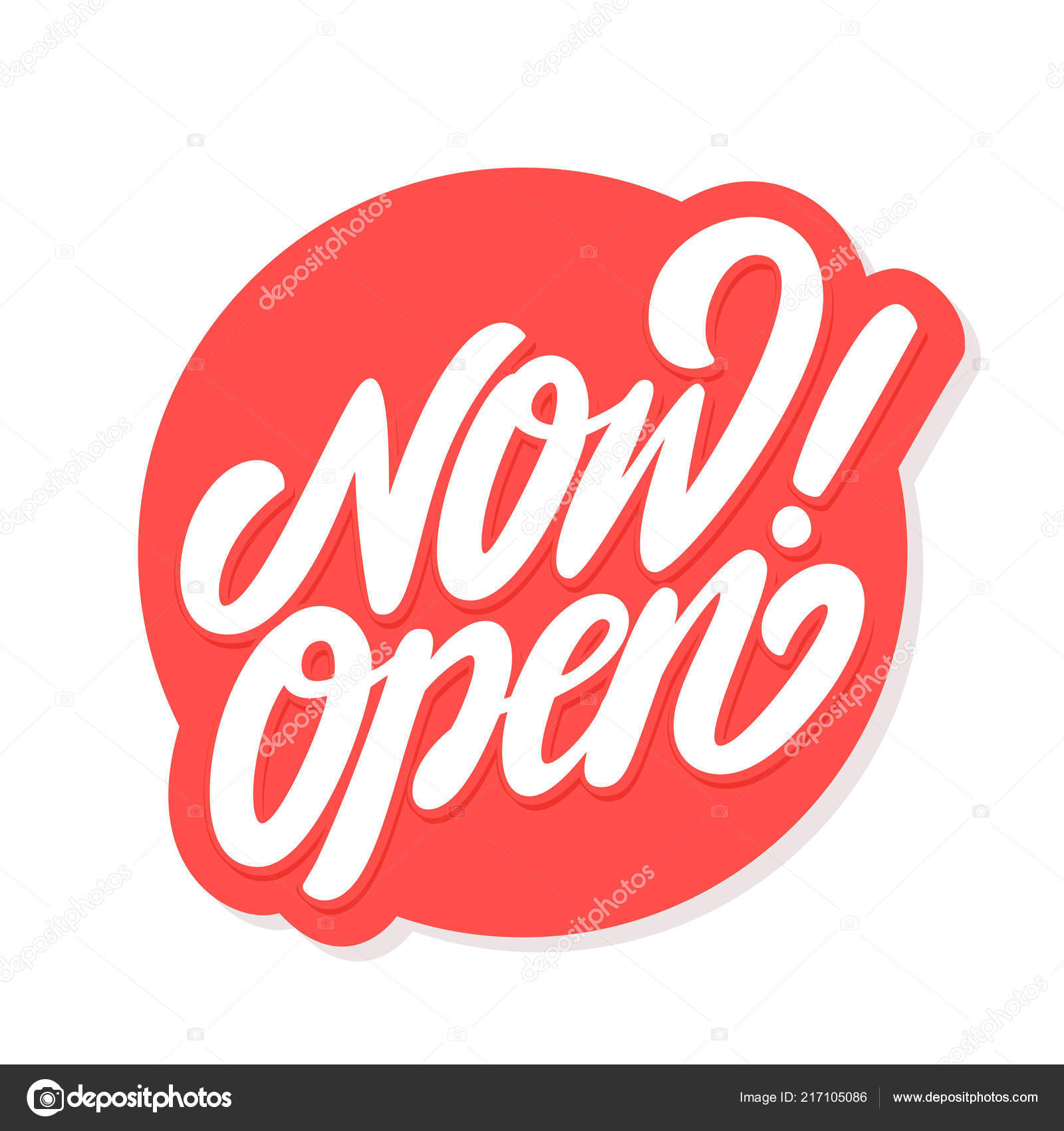 Now open sign. — Stock Vector © alexgorka #217105086