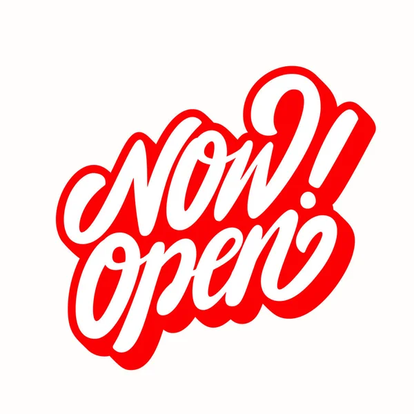 Now open sign. — Stock Vector © alexgorka #217105086
