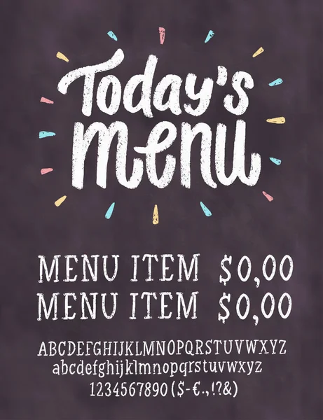 Todays menu Vector Art Stock Images | Depositphotos