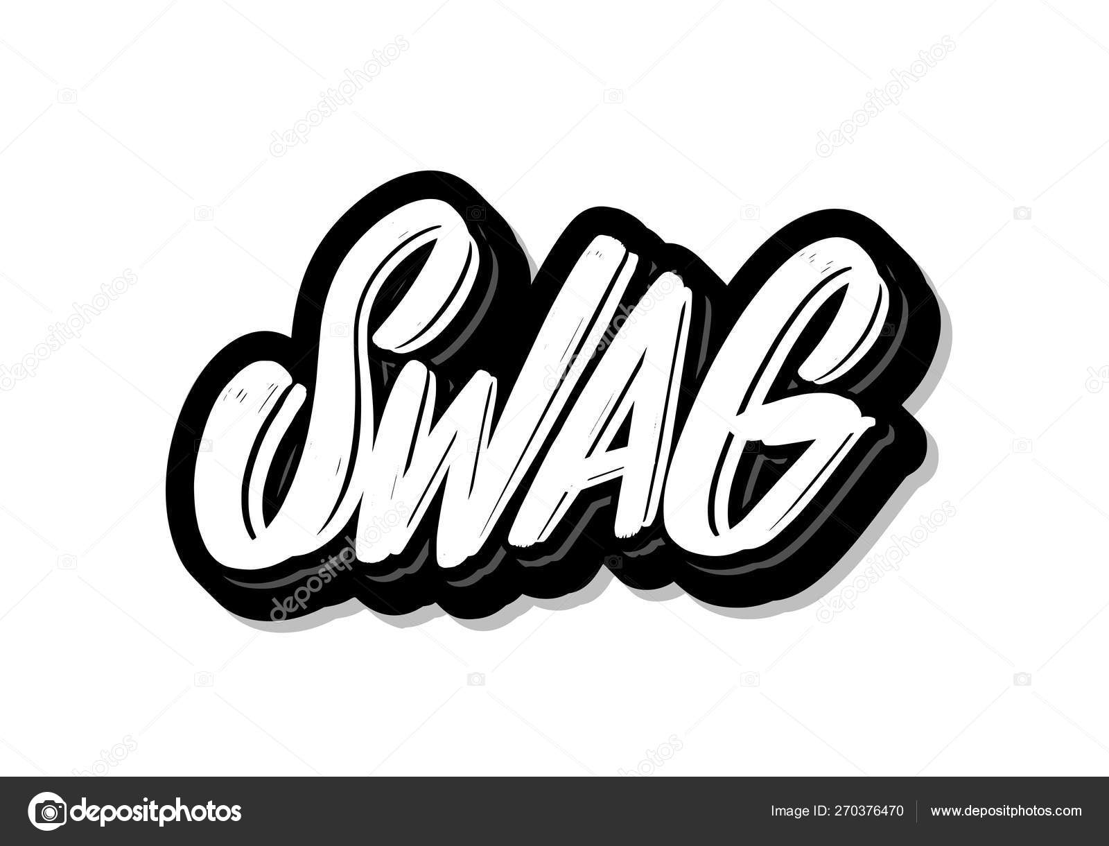 Swag. Vector lettering. Stock Vector by ©alexgorka 270376470