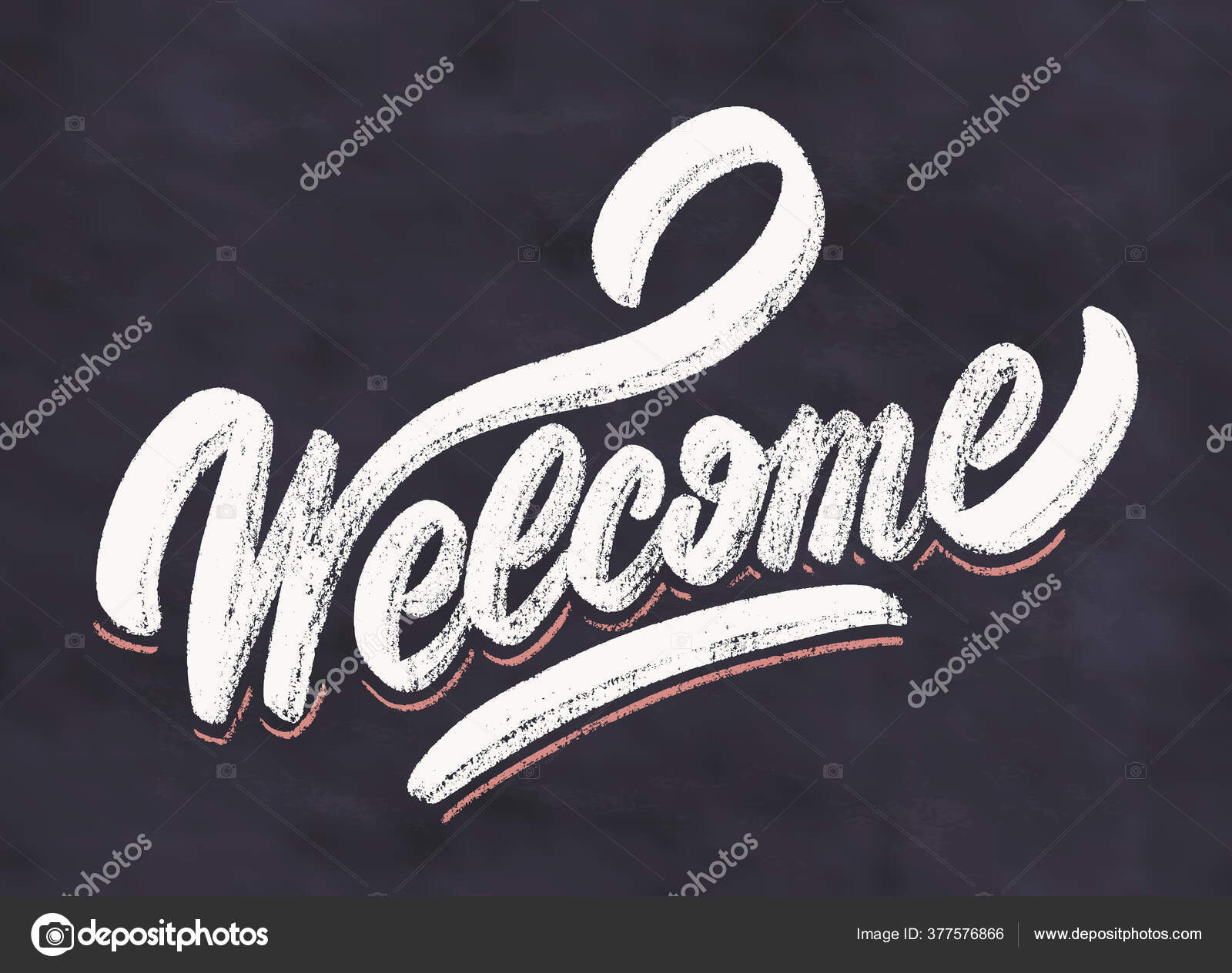 Bienvenida. Señal vectorial pizarra . Vector de stock #377576866 de ...