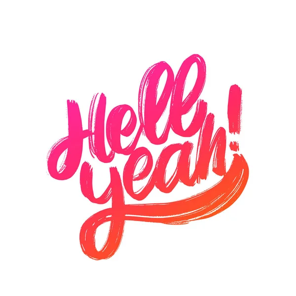 28 Hell yeah Stock Illustrations | Depositphotos