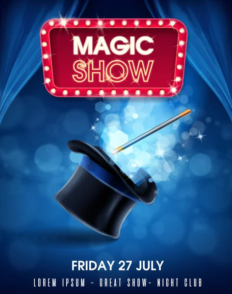 Magic show banner Vector Art Stock Images | Depositphotos