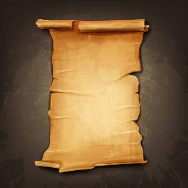 Ancient Damaged Parchment Dark Background Stock Vector Image by ...