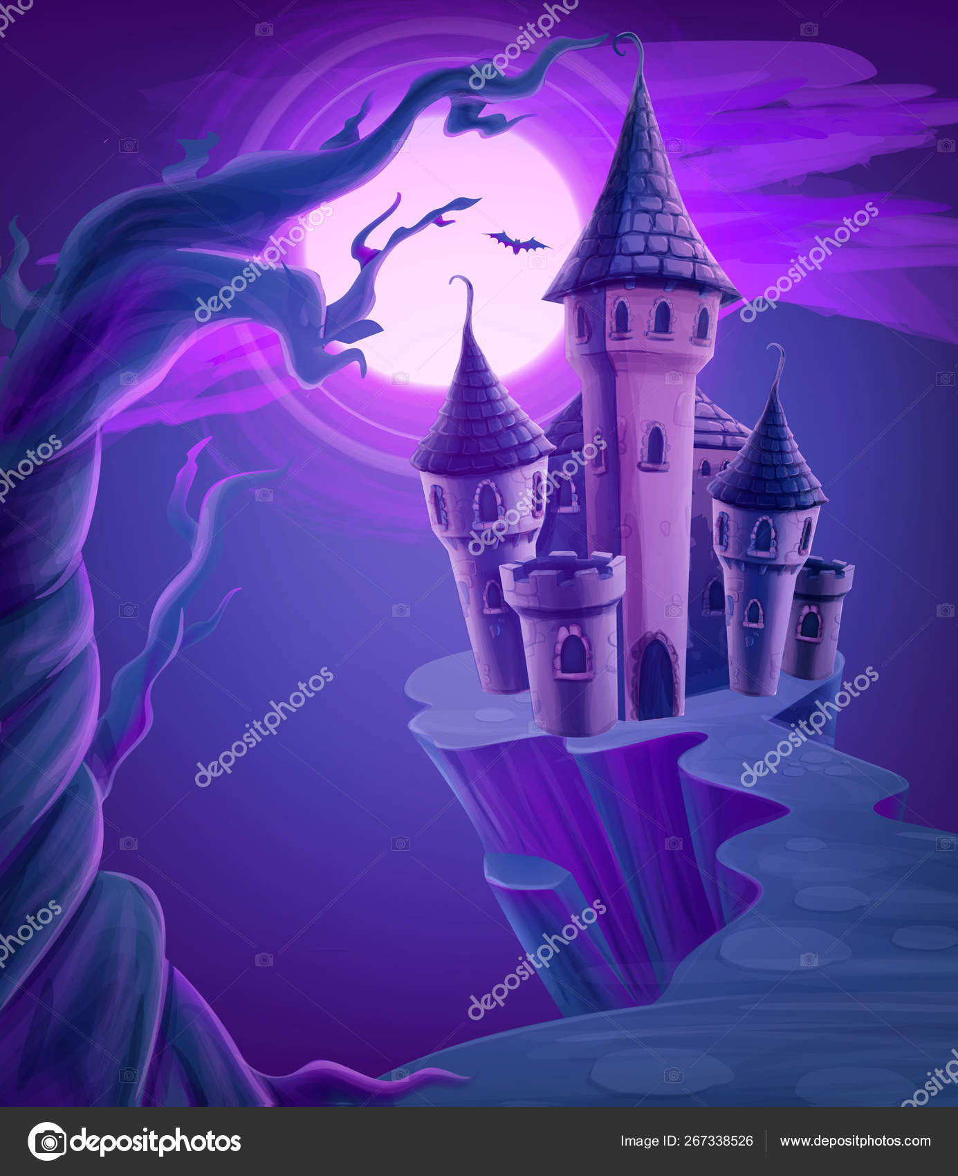 Scary Cartoon Castles