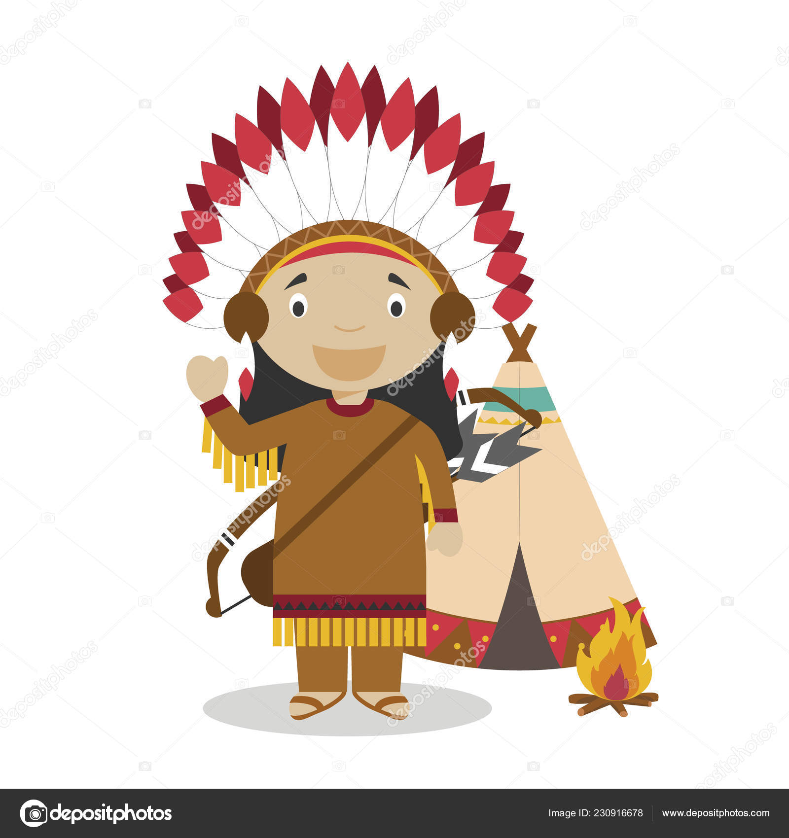 Native American Cartoon Characters